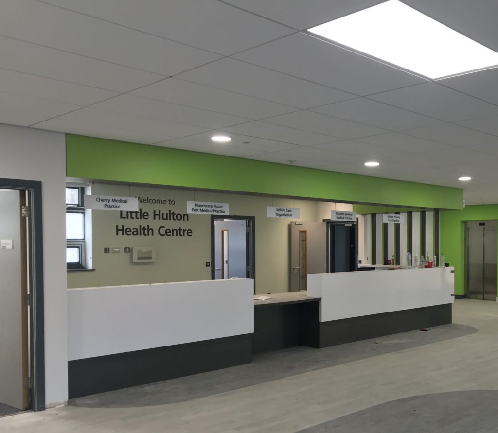 Little Hulton Health Centre - bluesky