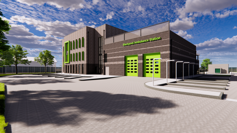 Bluesky appointed on new NWAS Blackpool Ambulance Hub - bluesky
